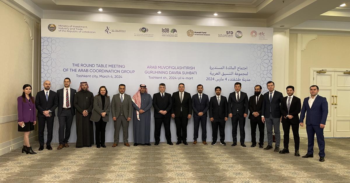 IsDB Group Attends Round Table Meeting of Arab Coordination Group in Tashkent | Regional Hub ...